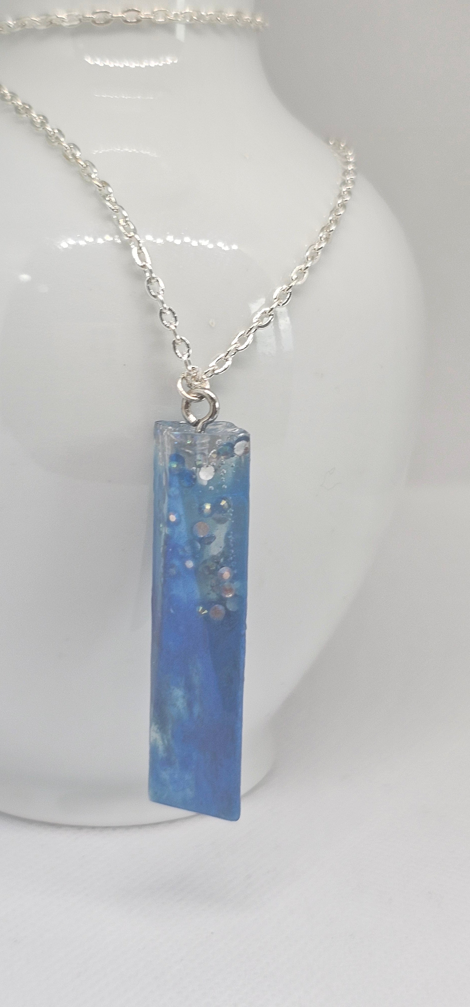HandMade – Ocean Nebula Resin Pendant Necklace – Resin & Root Jewellery